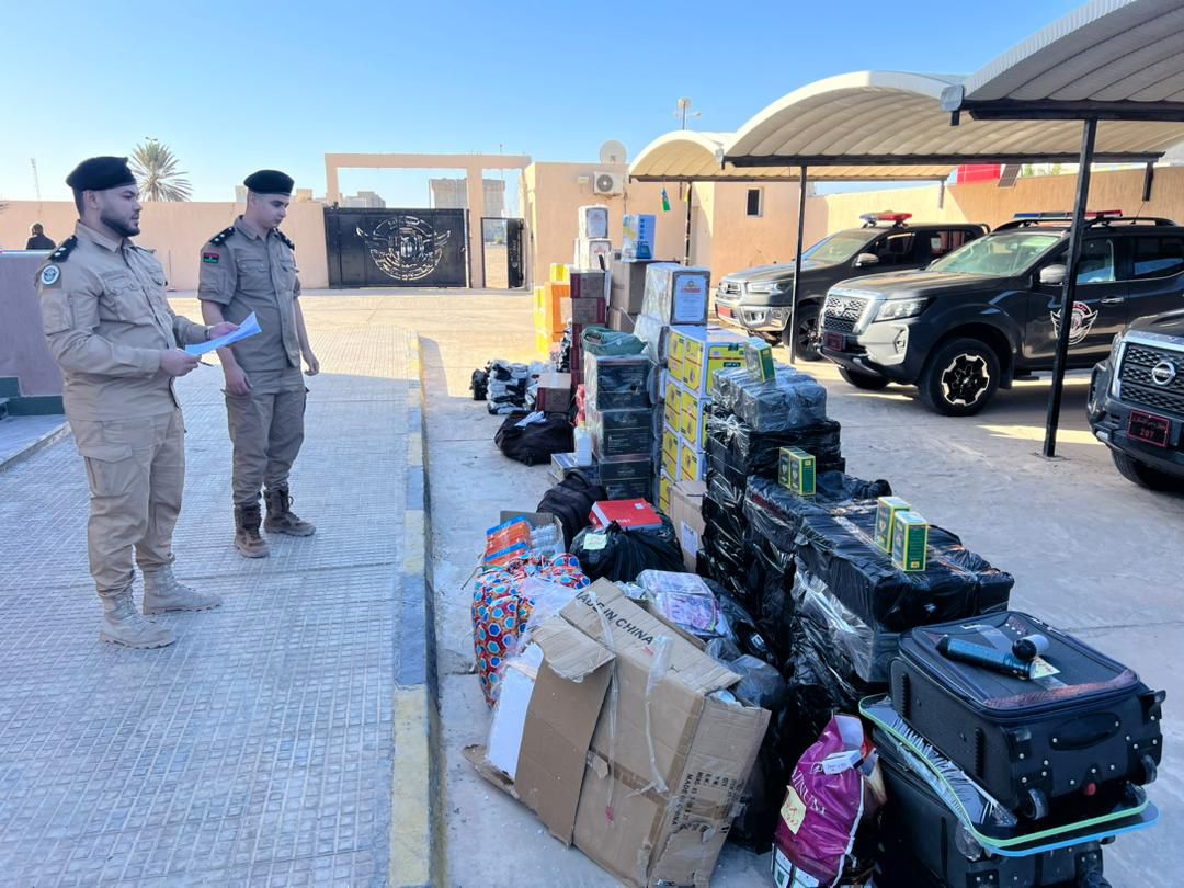 Stability Support Apparatus delivers seized goods to customs officials ...