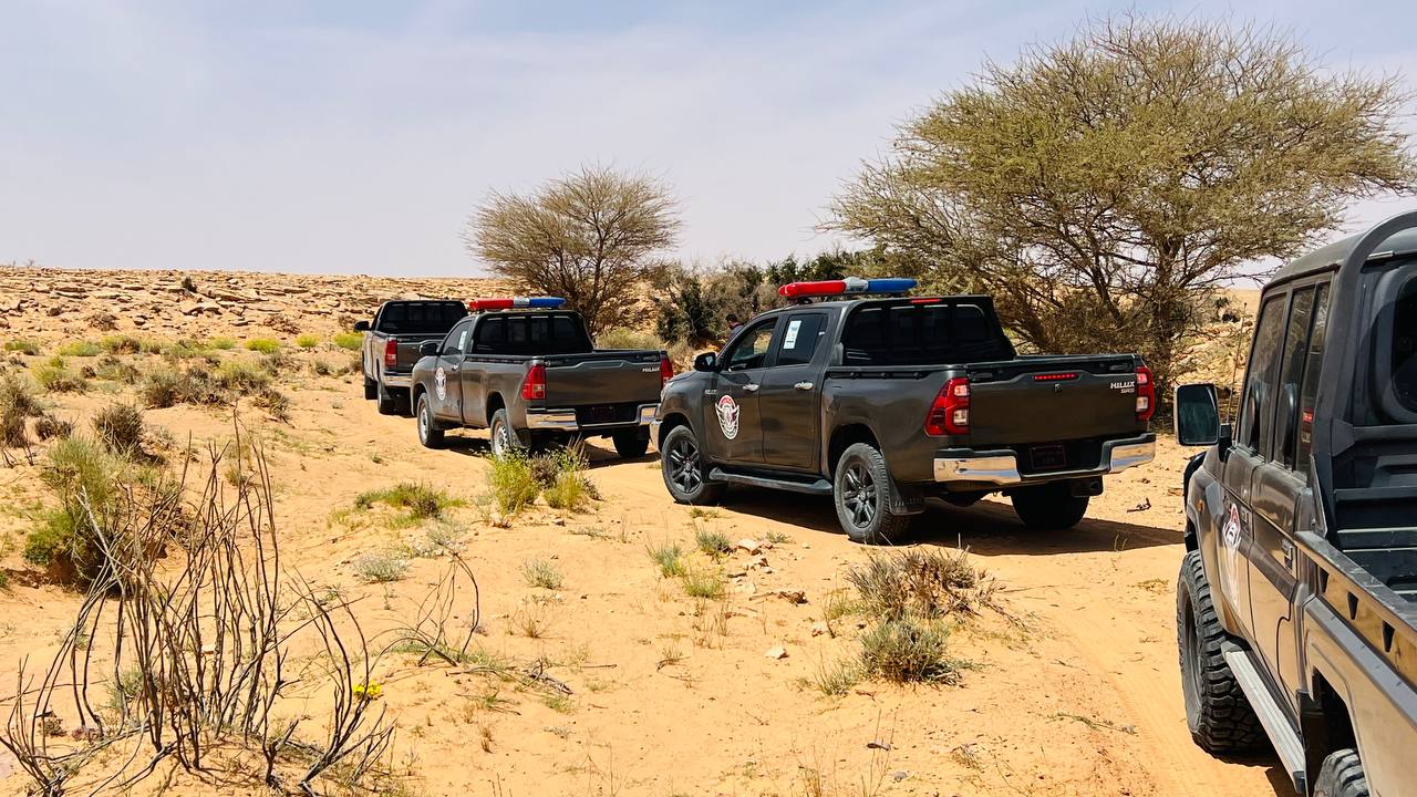 تمشيط الأودية جنوب نسمة - جهاز دعم الاستقرار