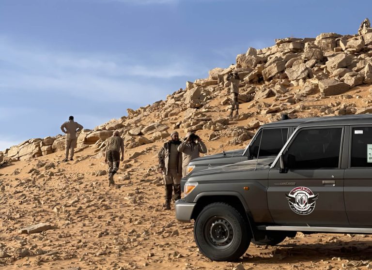 دوريات صحراوية لتأمين الحدود الليبية - التونسية - جهاز دعم الاستقرار